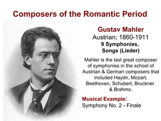 Composers of the Romantic Period | PPT