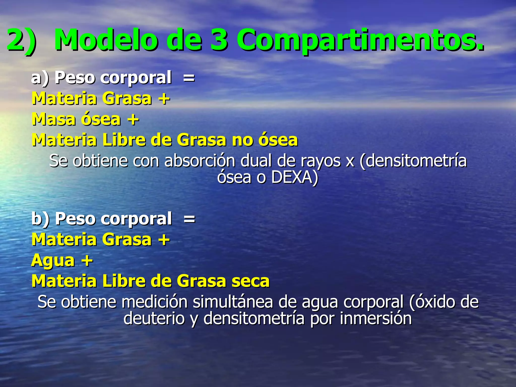 ComposiciÓN Corporal Y AntropometrÍA Jb V08 | PPT