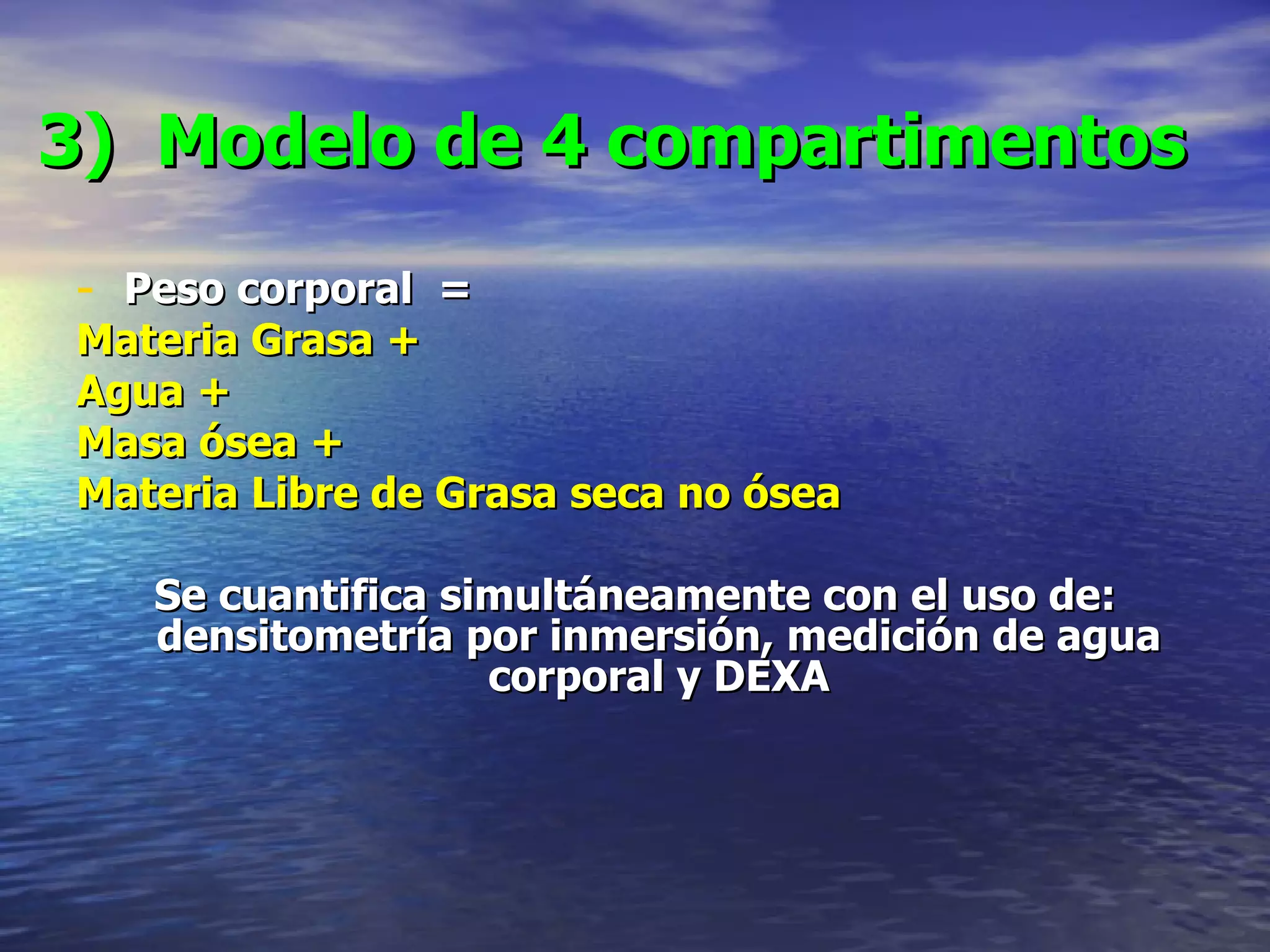 ComposiciÓN Corporal Y AntropometrÍA Jb V08 | PPT