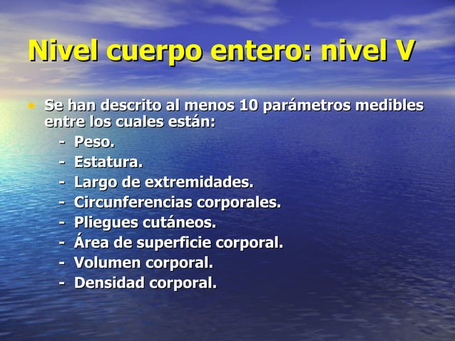 ComposiciÓN Corporal Y AntropometrÍA Jb V08 | PPT