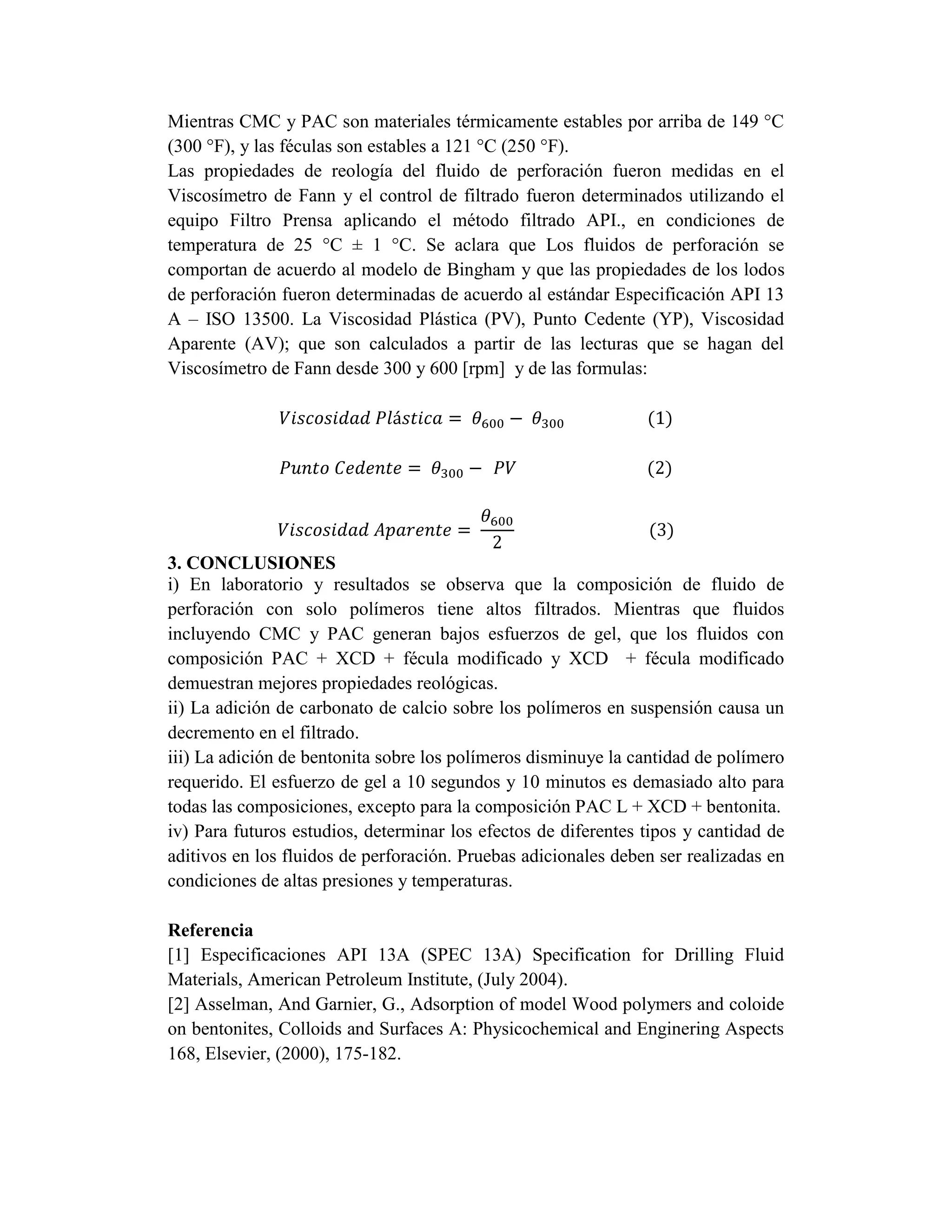 Composición de fluidos de perforación para pozos geotérmicos | PDF