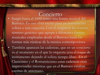 Composición y forma musical | PPTX