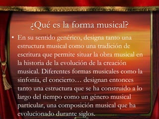 Composición y forma musical | PPTX