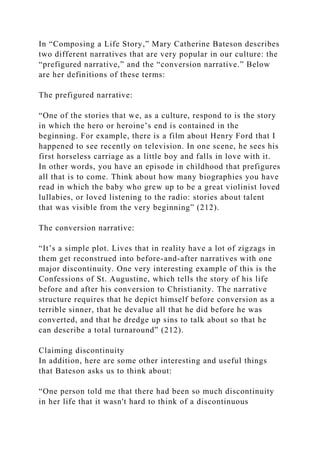 Composing a Life Storyby Mary Catherine BatesonPublished on .docx