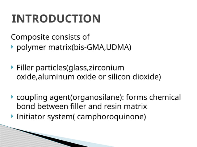 composite restoration composition,shade matching.pptx