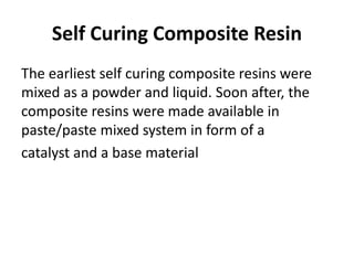 Composites-The art of light curing and their devices | PPTX