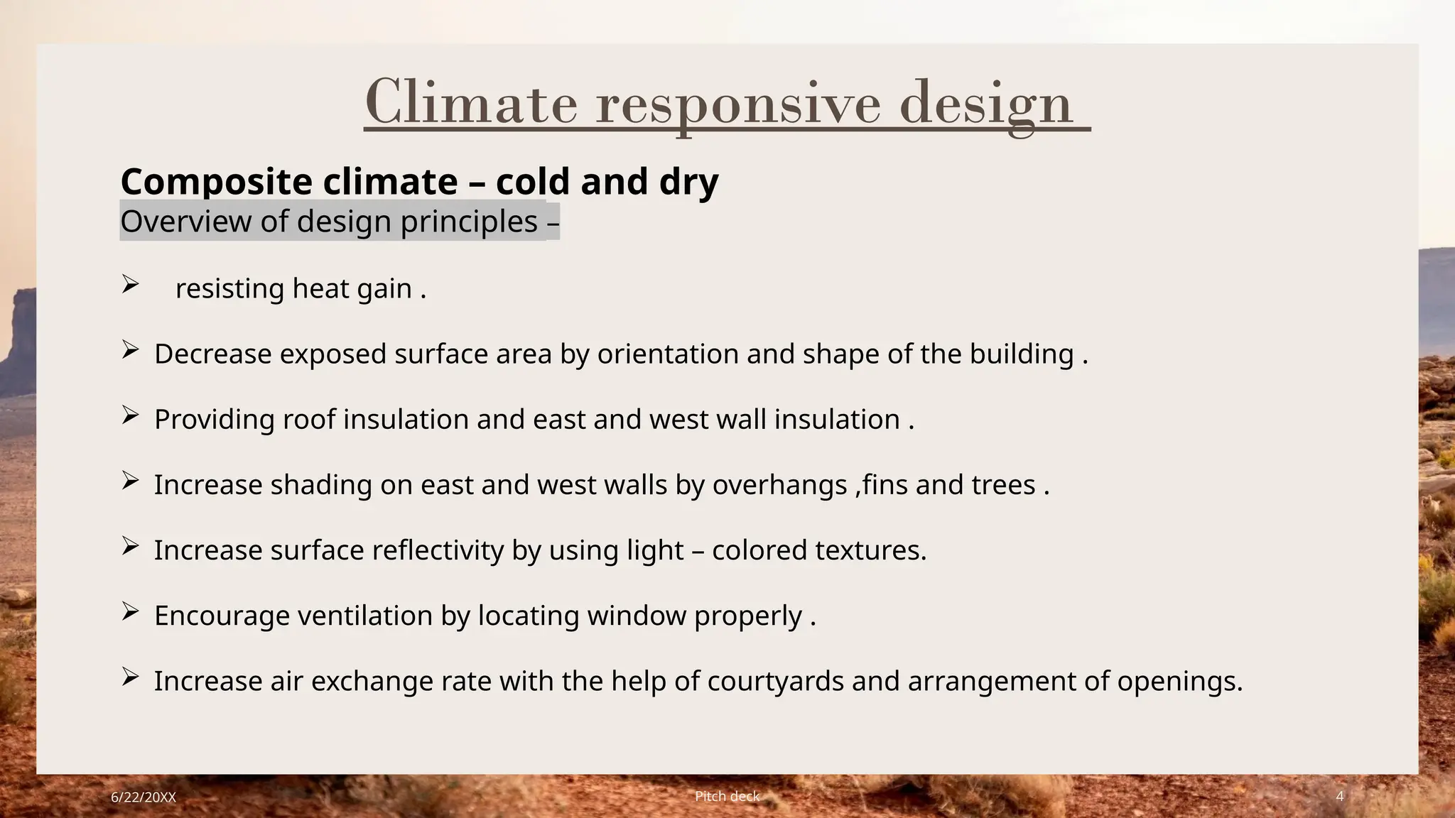Architecture in composite climate , effective design consideration for ...