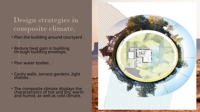 Architecture in composite climate , effective design consideration for ...
