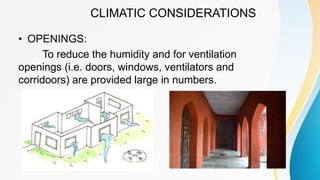 Architectural features of composite climate in India | PPTX