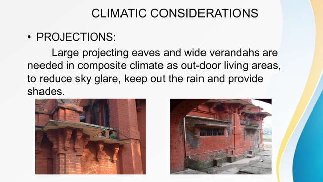 Architectural features of composite climate in India | PPTX | Weather ...