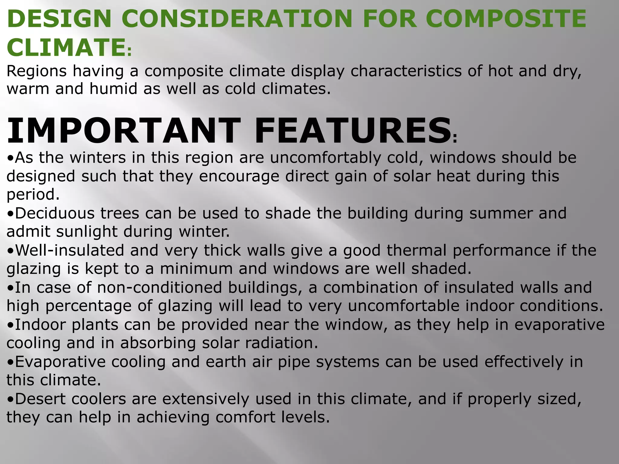 Composite climate and aurabindo ashramam,new delhi | PDF