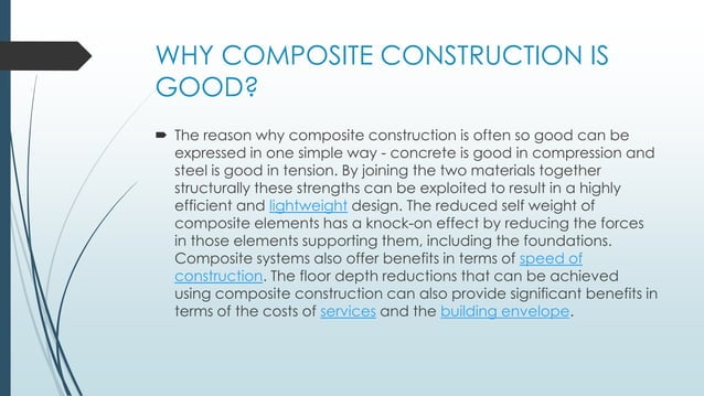 Composite Construction Method for Engineering and Architecture | PDF ...