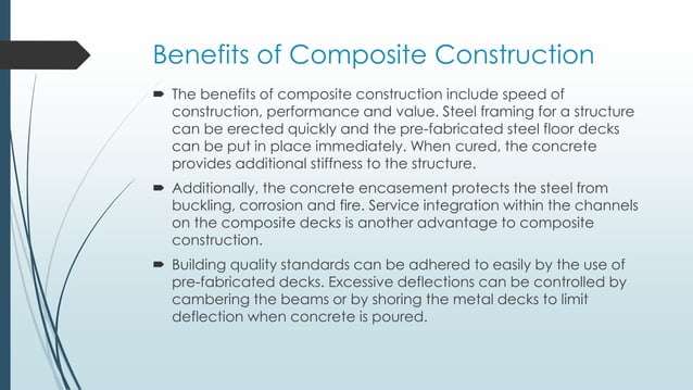 Composite Construction Method for Engineering and Architecture | PDF ...