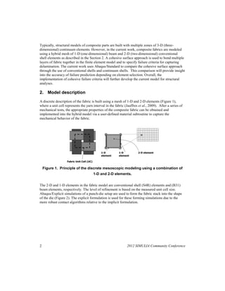 Using Abaqus to Model Delamination in Fiber- Reinforced Composite Materials | PDF