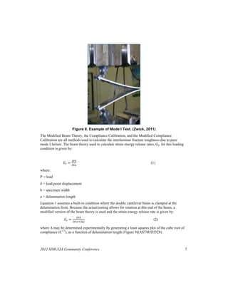 Using Abaqus to Model Delamination in Fiber- Reinforced Composite Materials | PDF