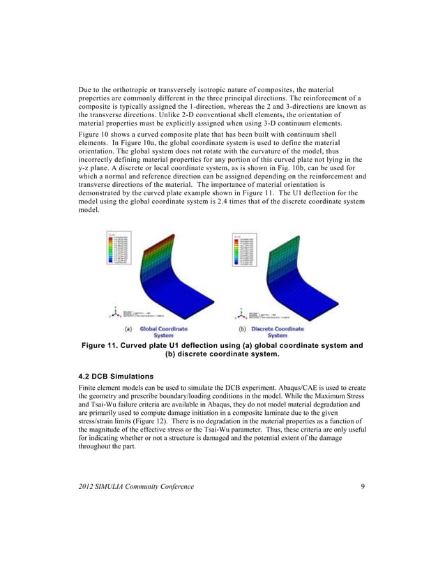 Using Abaqus to Model Delamination in Fiber- Reinforced Composite Materials | PDF