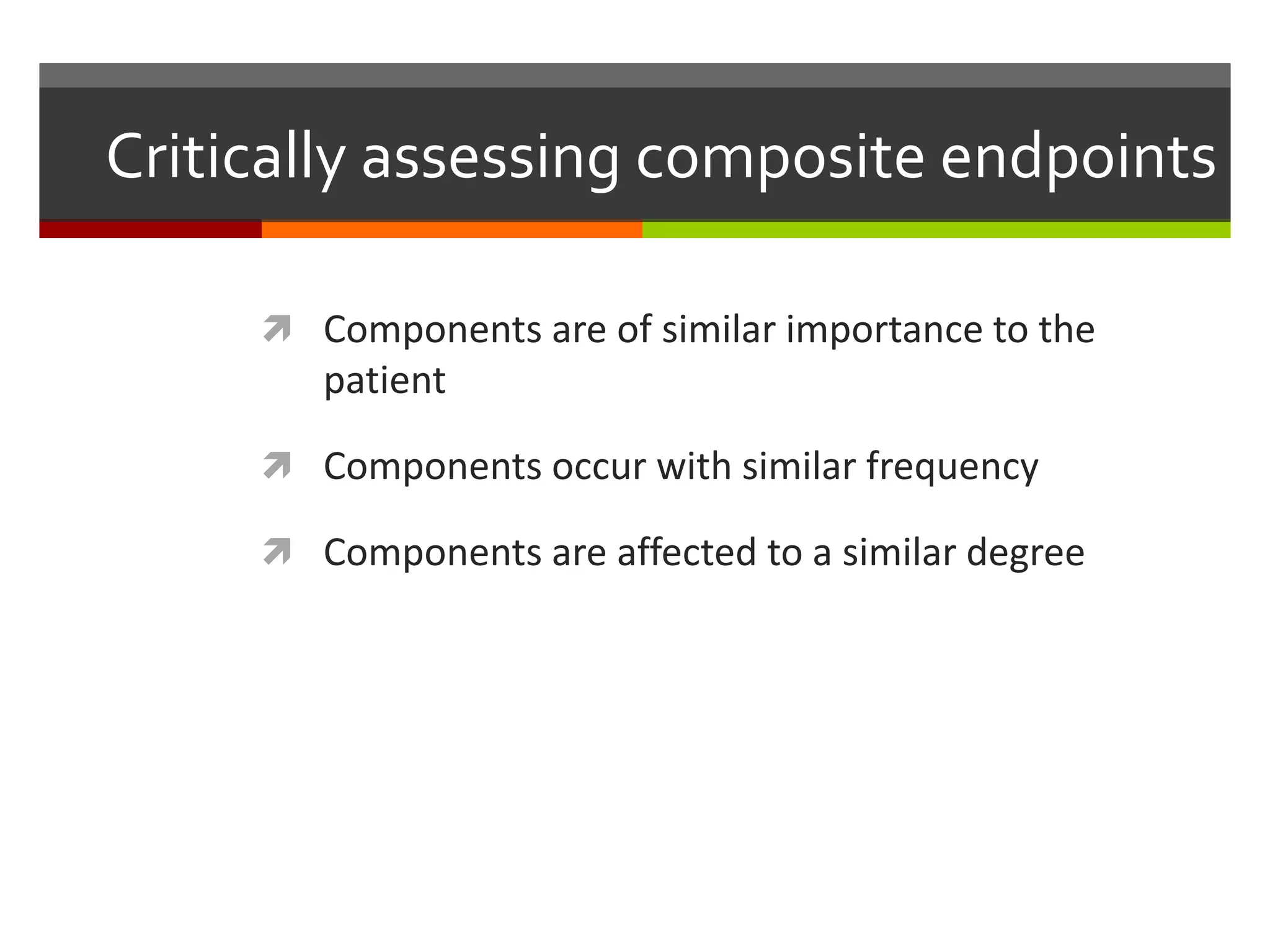 Composite End Points | PPT
