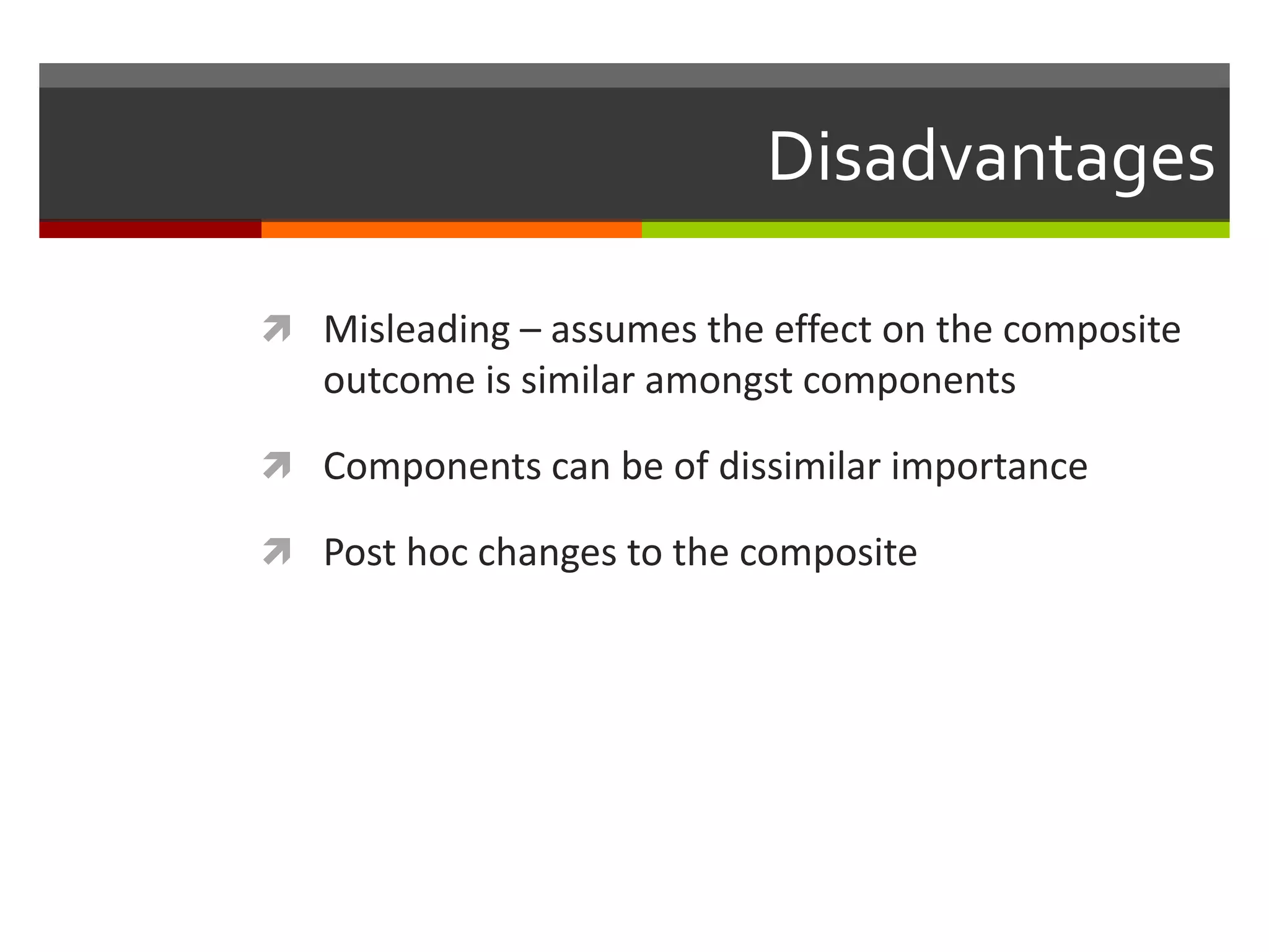 Composite End Points | PPT