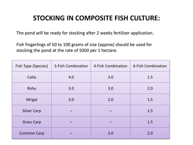 Composite fish culture system | PPTX