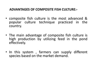 Composite Fish Culture