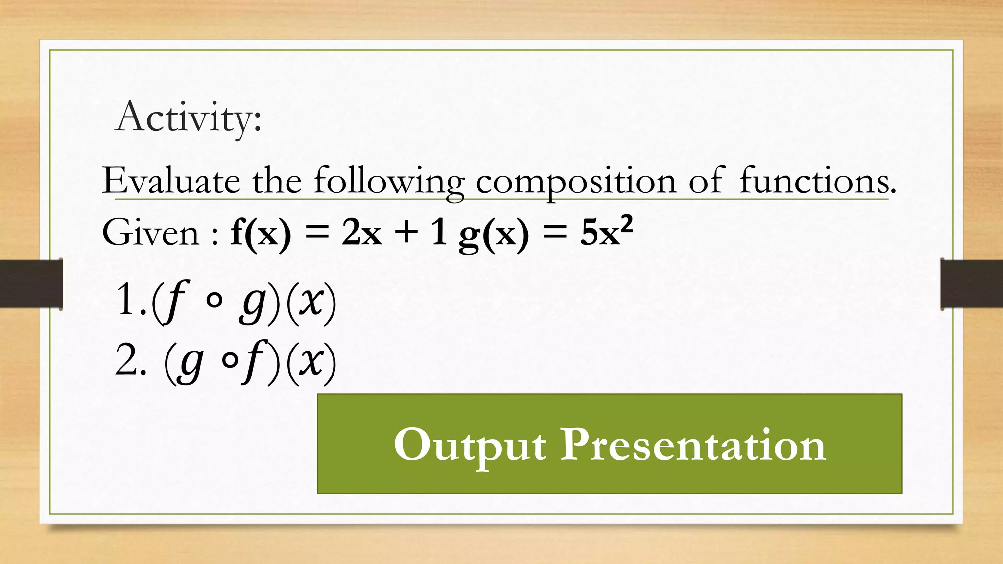 Composite Functions Pptx
