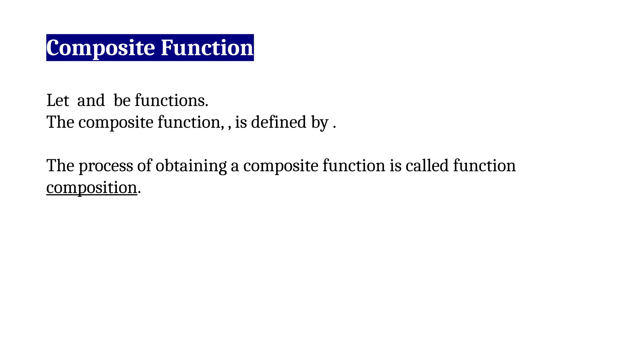 general mathematics Composite Functions.pptx | Physics | Science