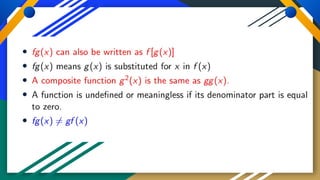 Defining of Composite functions & examples | PPT