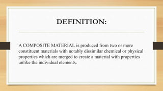 Composite materials | PPTX