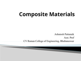 Composite materials basic describing various types | PPTX