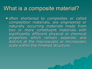 Composite materials | PPT