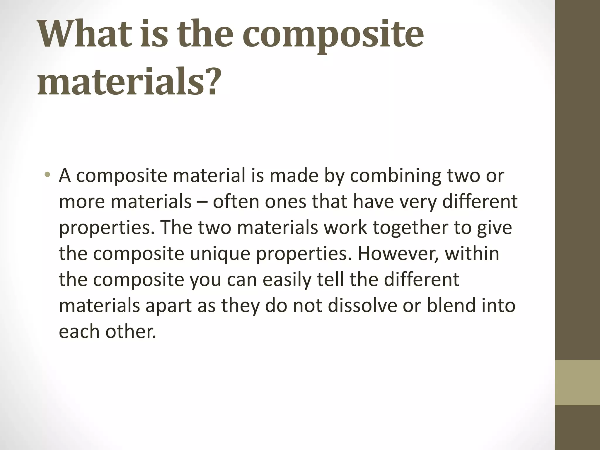 Composite materials | PPTX