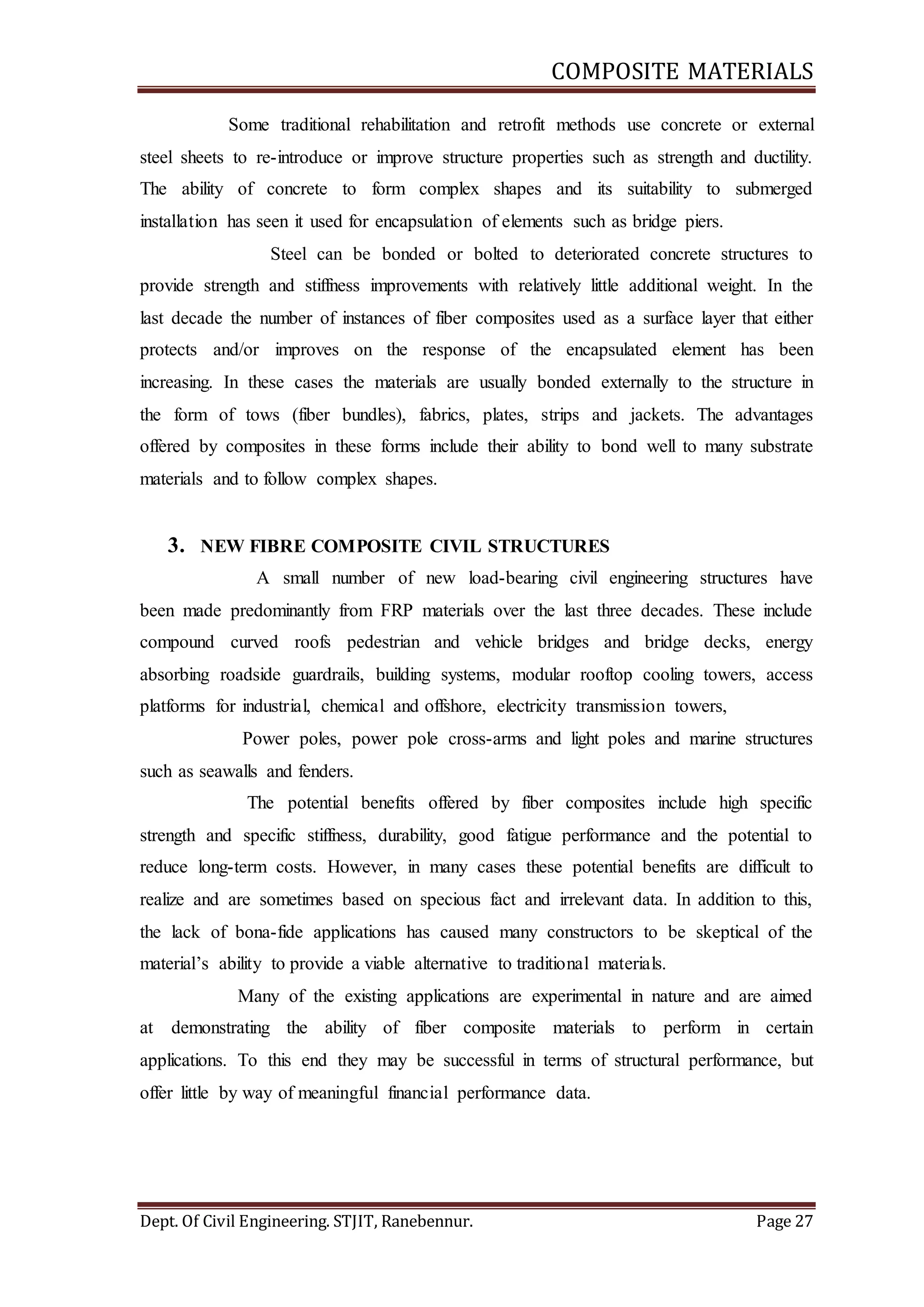 Composite materials seminar report | DOCX
