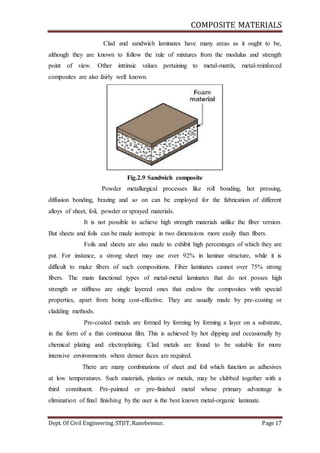 Composite materials seminar report | DOCX