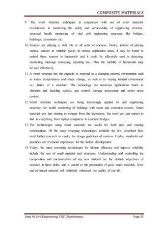 Composite materials seminar report | DOCX
