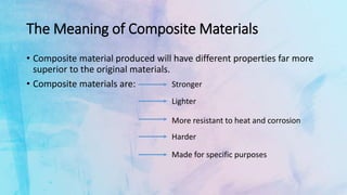 Composite materials | PPTX