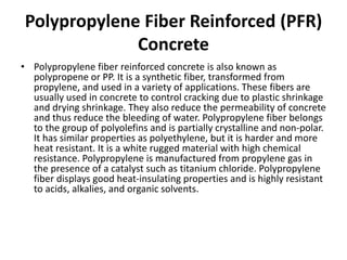 composite materials-RCC,FRC,PFR,Glass FRC | PPTX