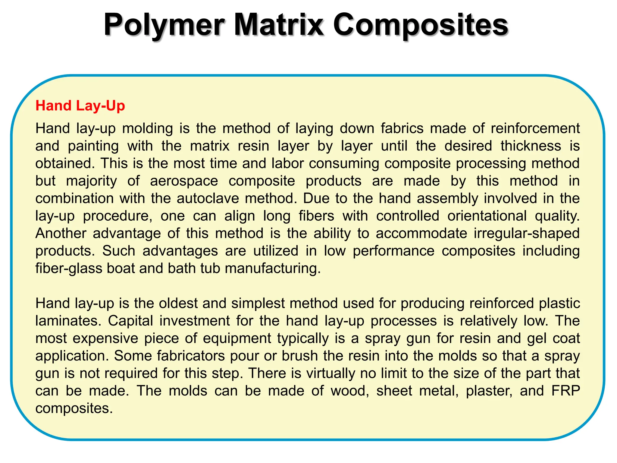 Composite Materials - techniques for manufactuting | PDF