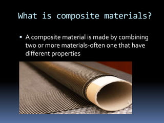 Composite materials | PPT