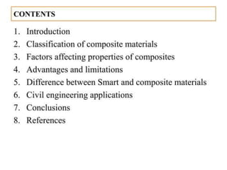 Composite materials PPT and this slide is provided for a novice learner | PPT