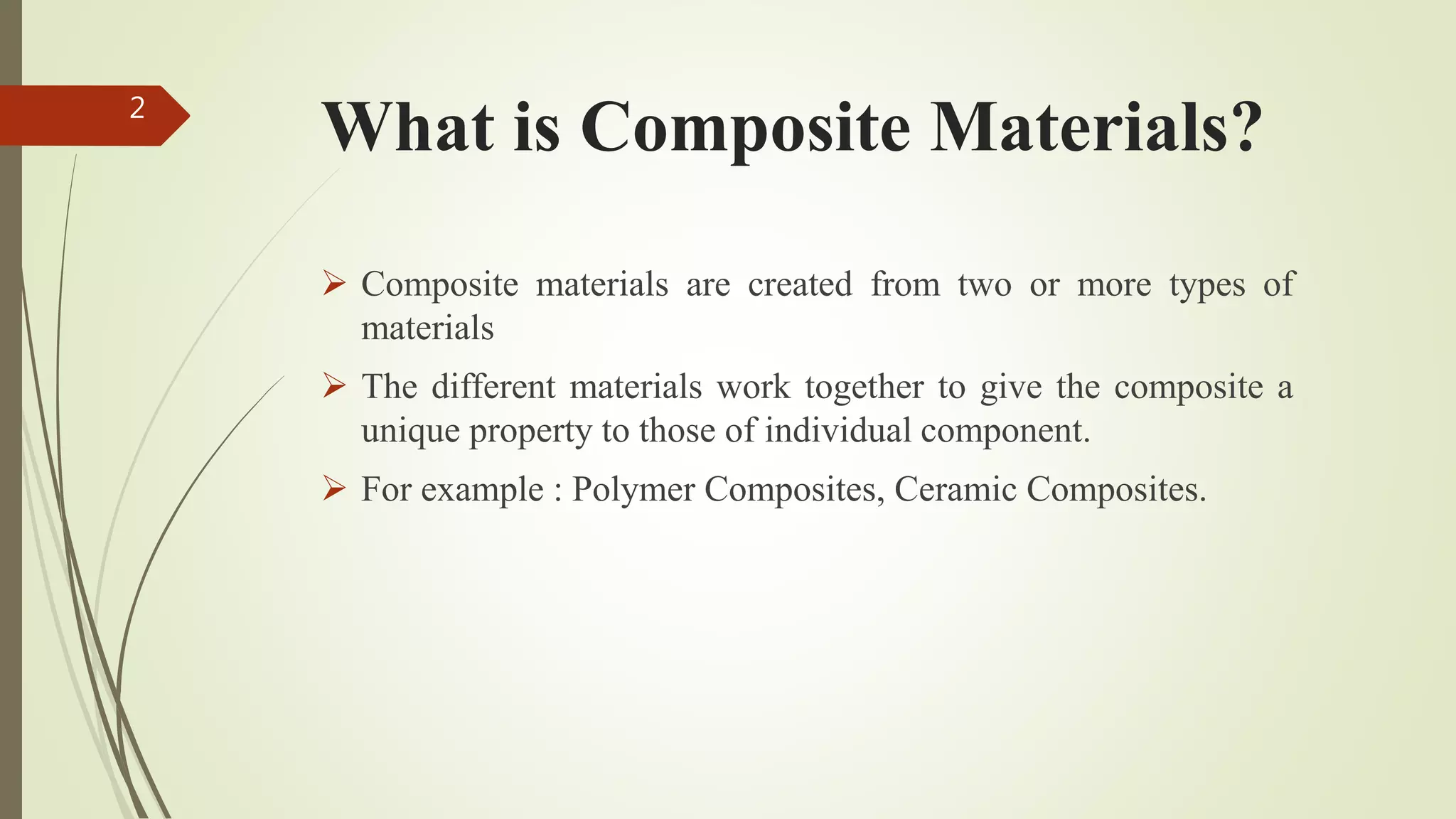 Composite materials presentation | PPTX