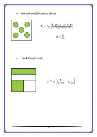 Composite models in stress , strain and elastic modulus | PDF