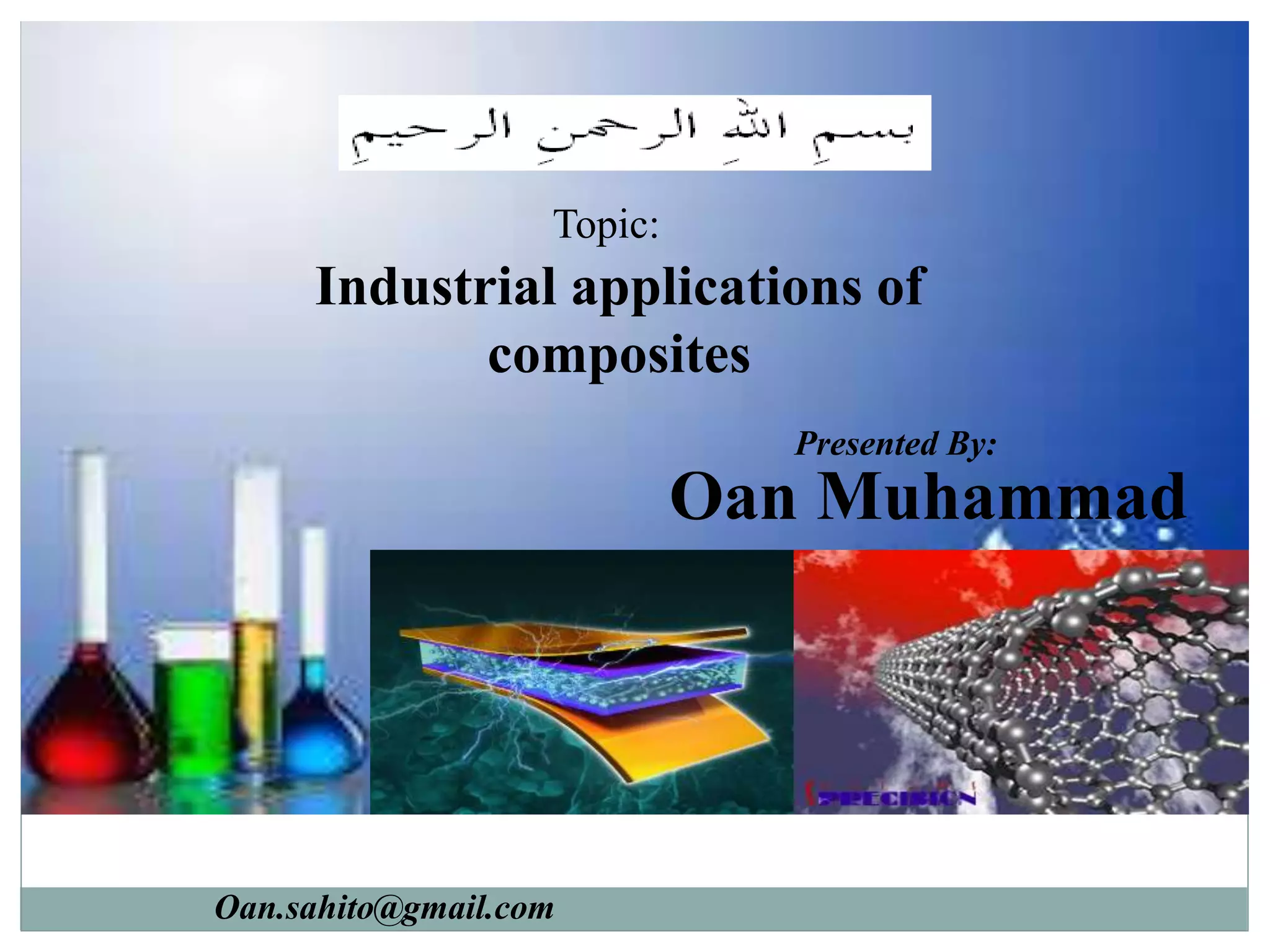 "Industrial applications of Composite Polymers" by Oan | PPTX