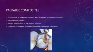 Composite resins I | PPTX