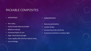 Composite resins I | PPTX