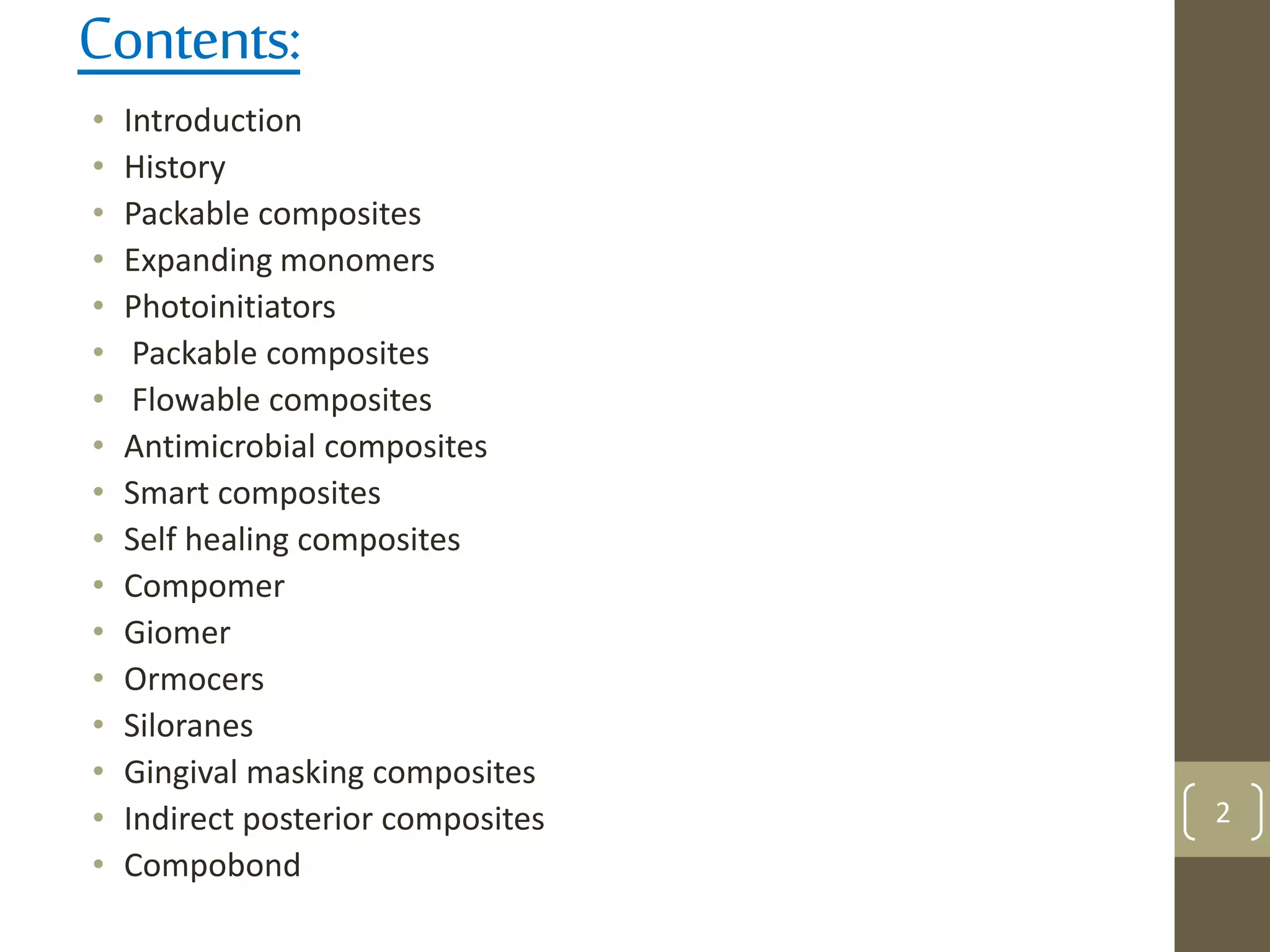 Composite resins part ii | PPTX