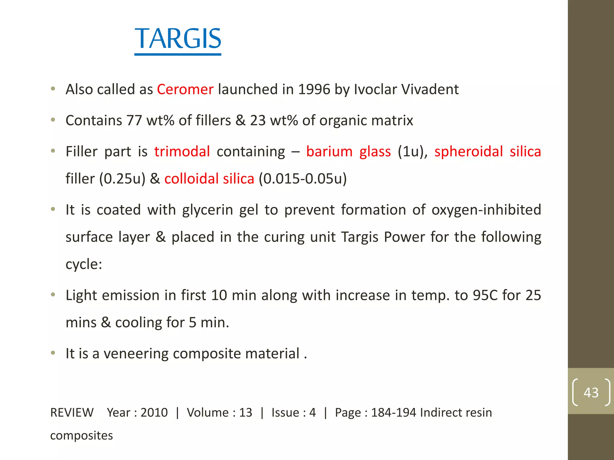 Composite resins part ii | PPTX
