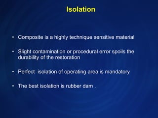 Composite resin technique | PPT