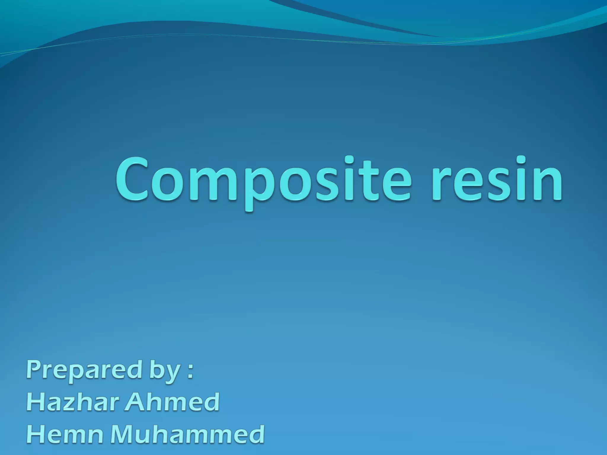 Composite restoration | PPT