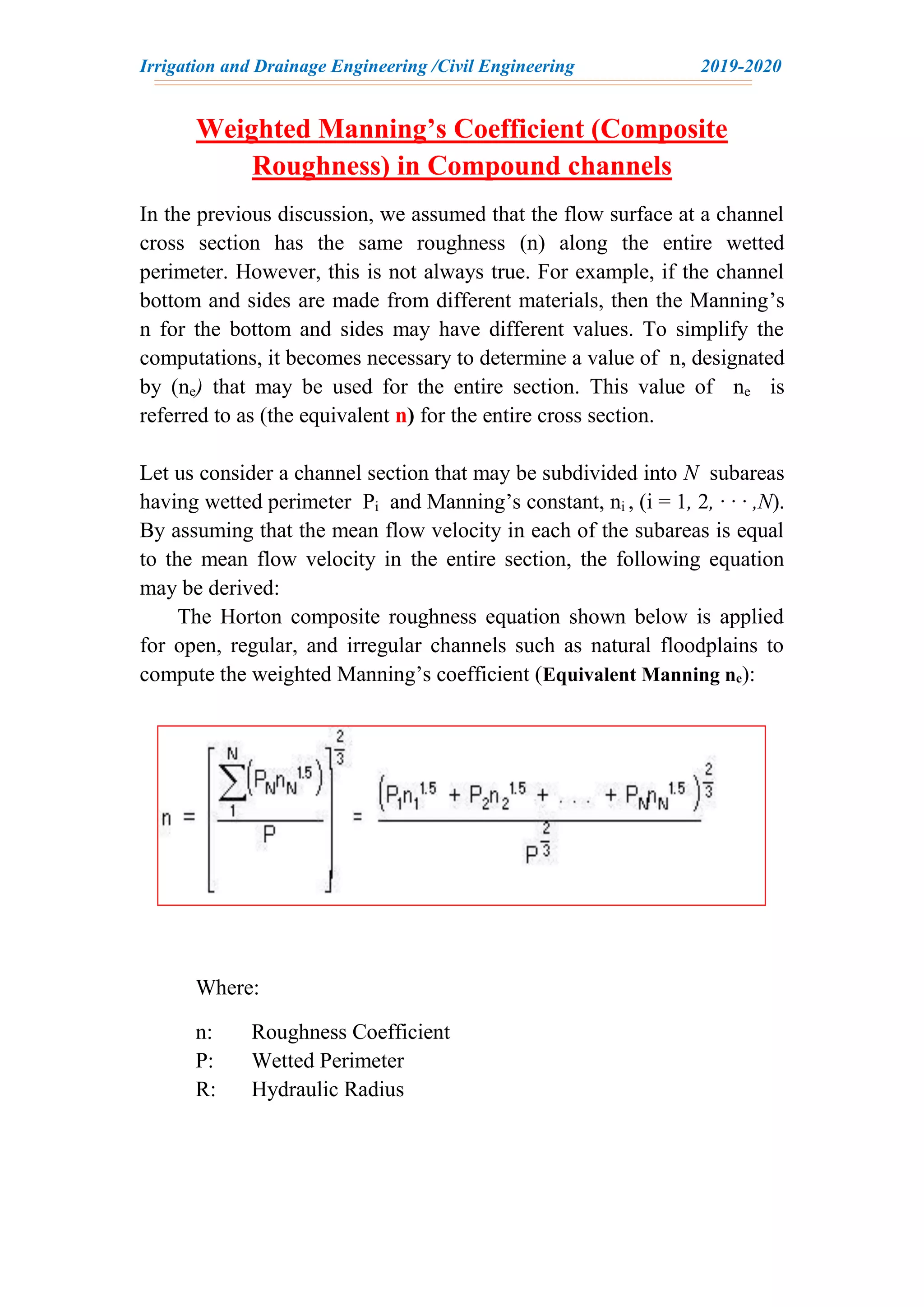 Composite roughness | PDF