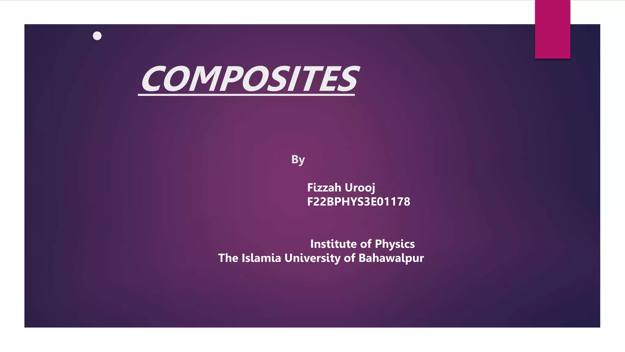 Composites of materials | PPT
